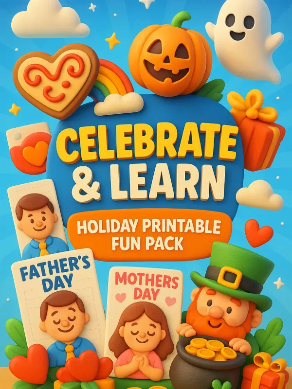 Celebrate & Learn - Holiday Printable Fun Pack (245 Pages) - Smart Kid ...