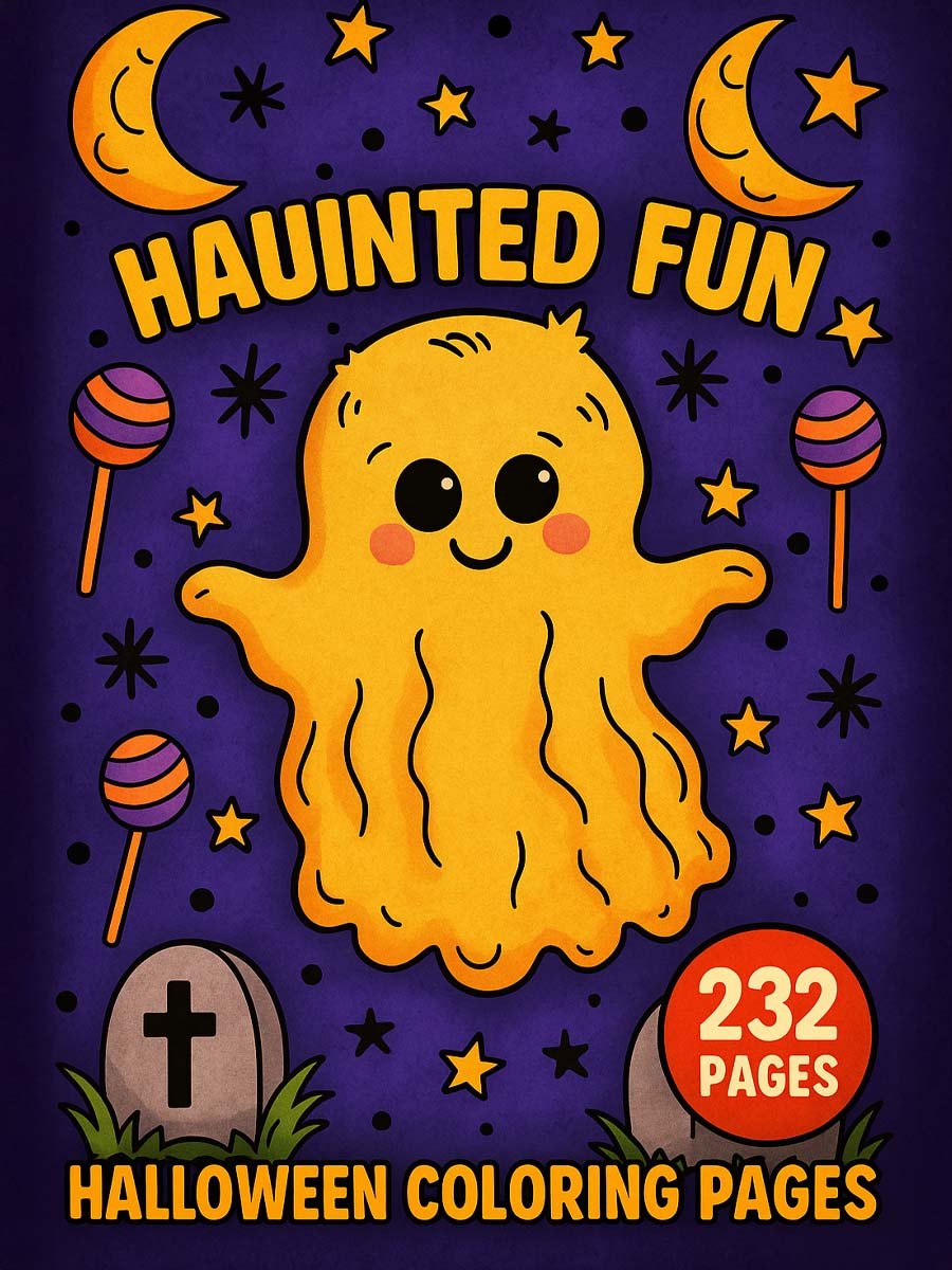 Haunted Fun – 232 Halloween Coloring Pages for All Ages - Smart Kid ...